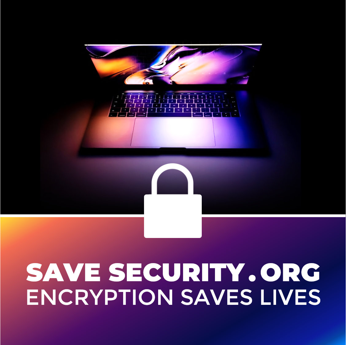 Save Security - Encryption saves lives. We must defend it.